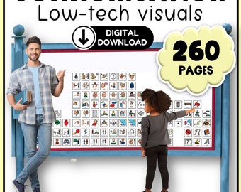 Low-tech AAC Board - Etsy