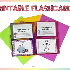 Articulation CVC Words Speech Therapy Repeat Sounds - Etsy