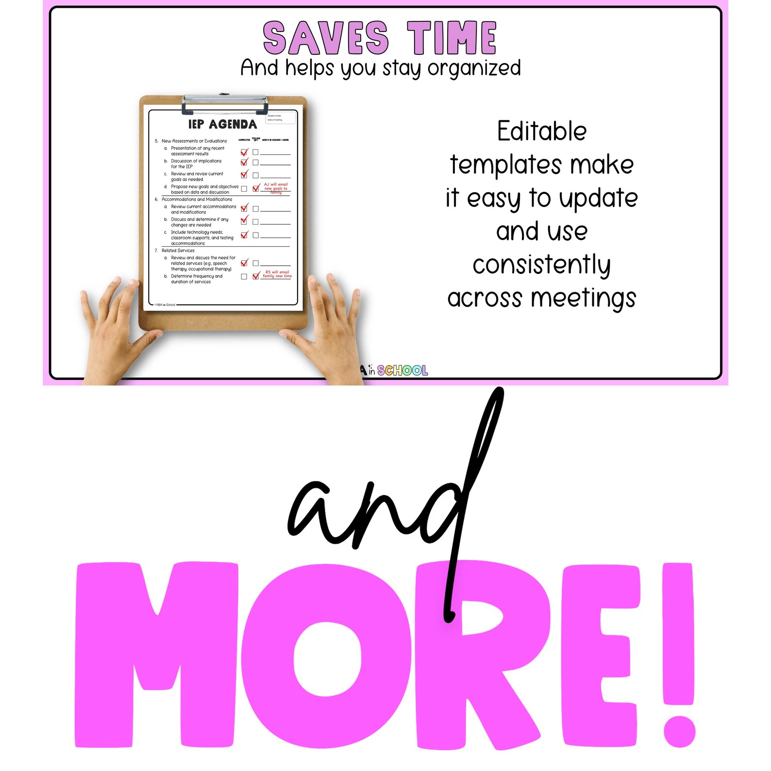 Editable IEP Meeting Agenda & Parent Input Forms (digital Download) - Etsy