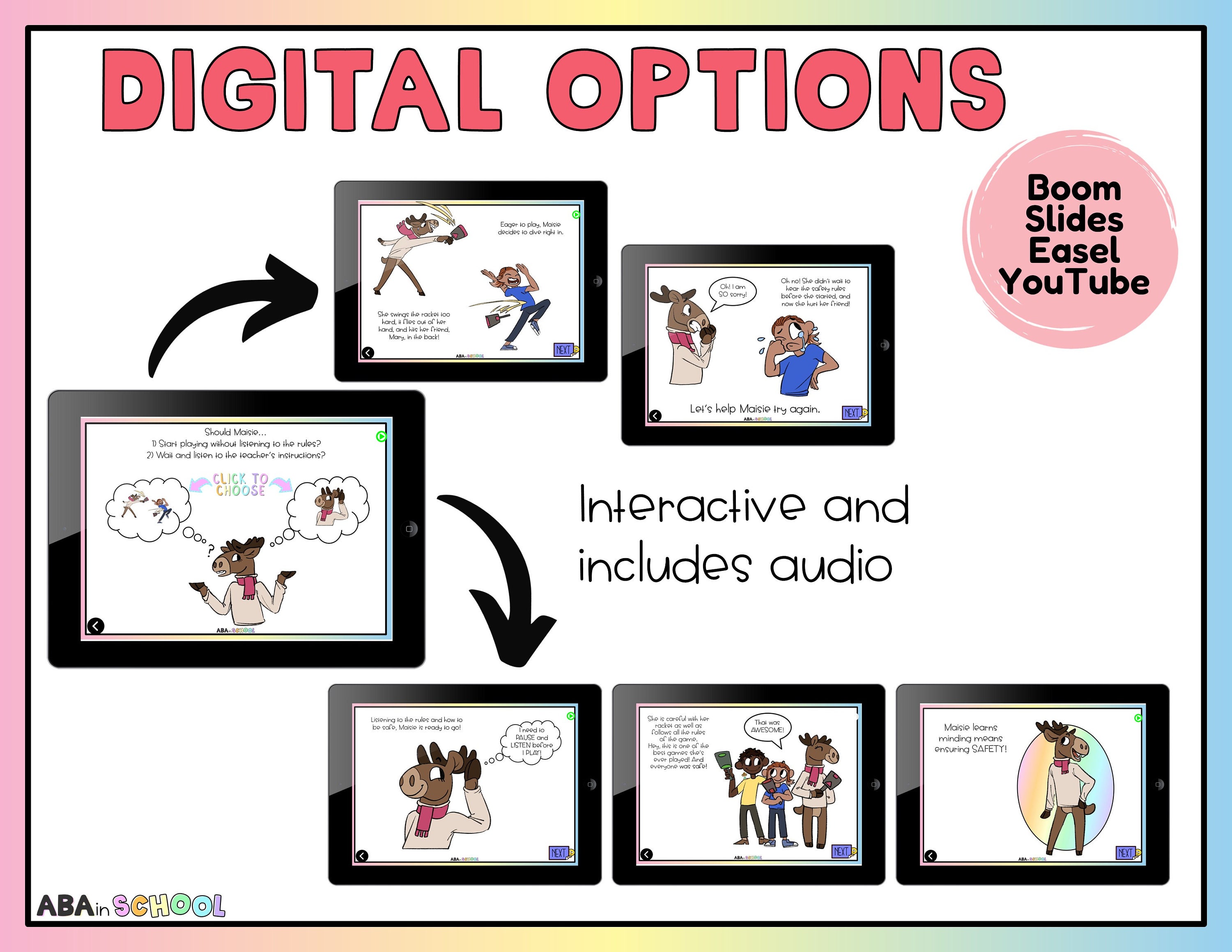 Social Story Following Directions Social Emotional Lessons - Etsy