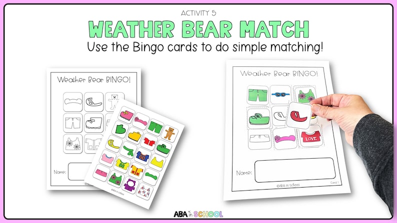 Dress the Weather Bear - Circle Time Calendar Activity Special ...