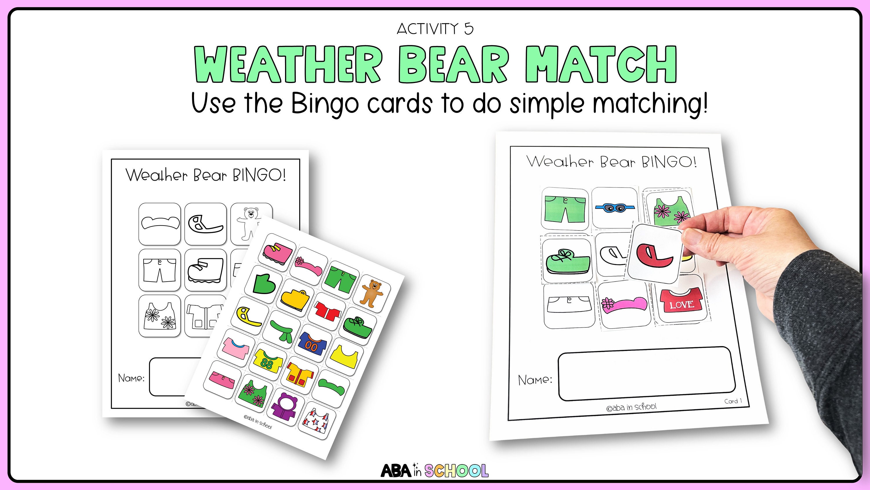 Dress the Weather Bear - Circle Time Calendar Activity Special ...