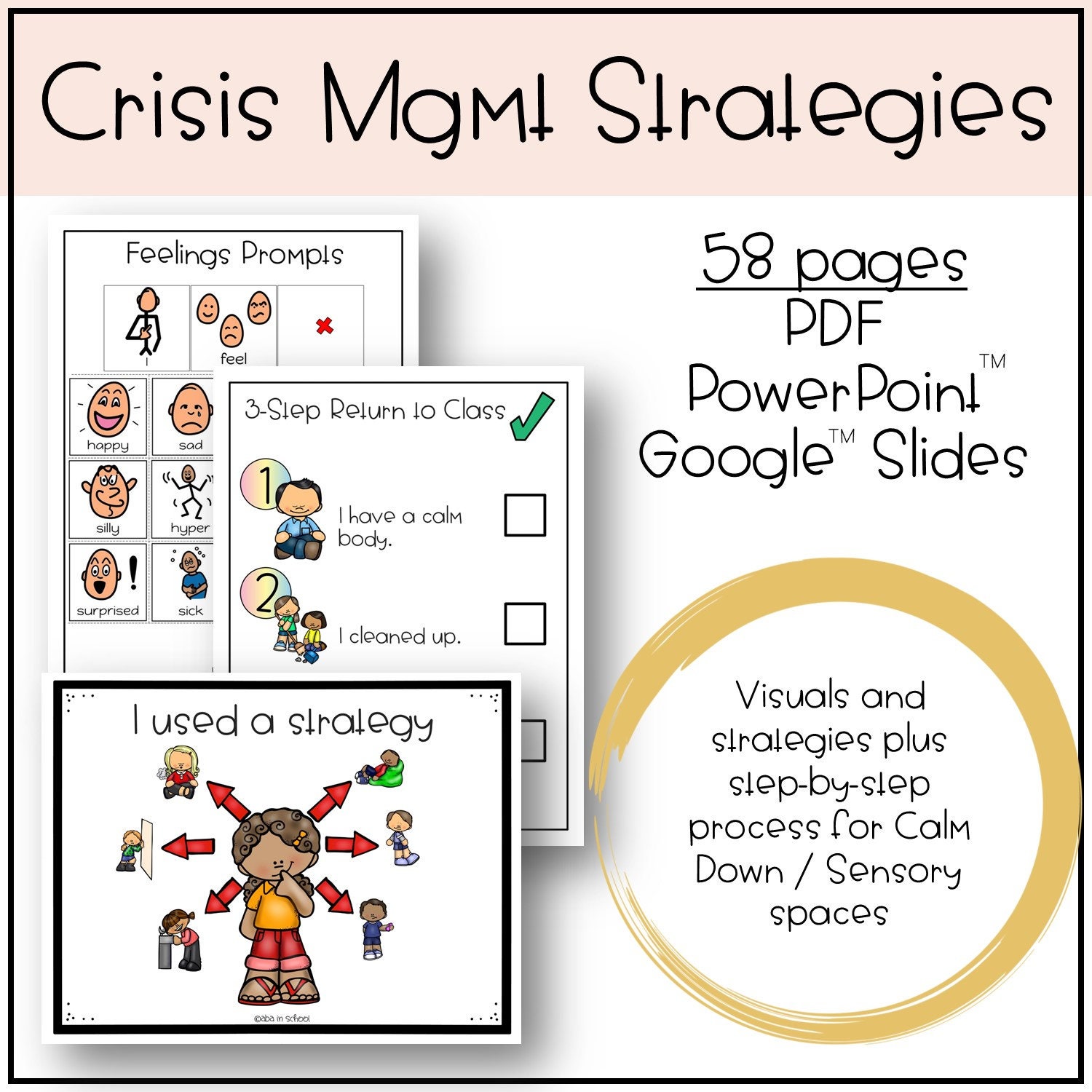 Calm Down Corner Visuals: Classroom Rules Posters (digital Download) - Etsy