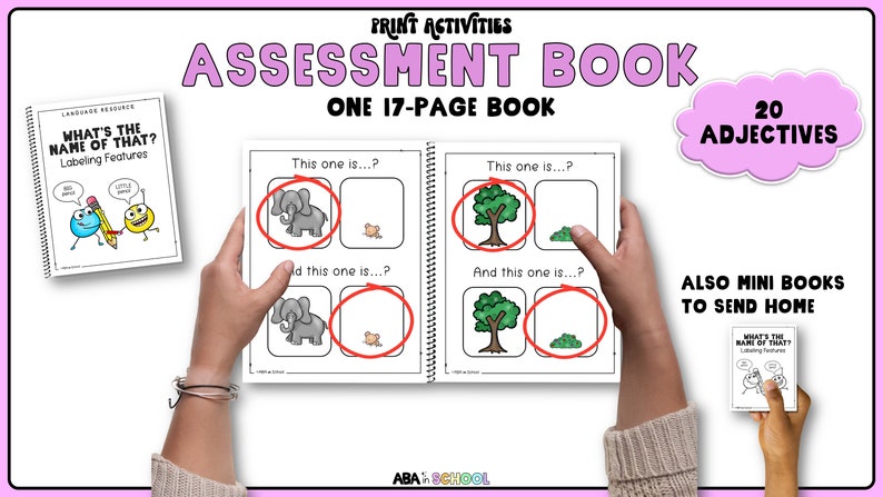 Labeling ADJECTIVES for Speech Therapy or ABA Goals List of Adjectives ...