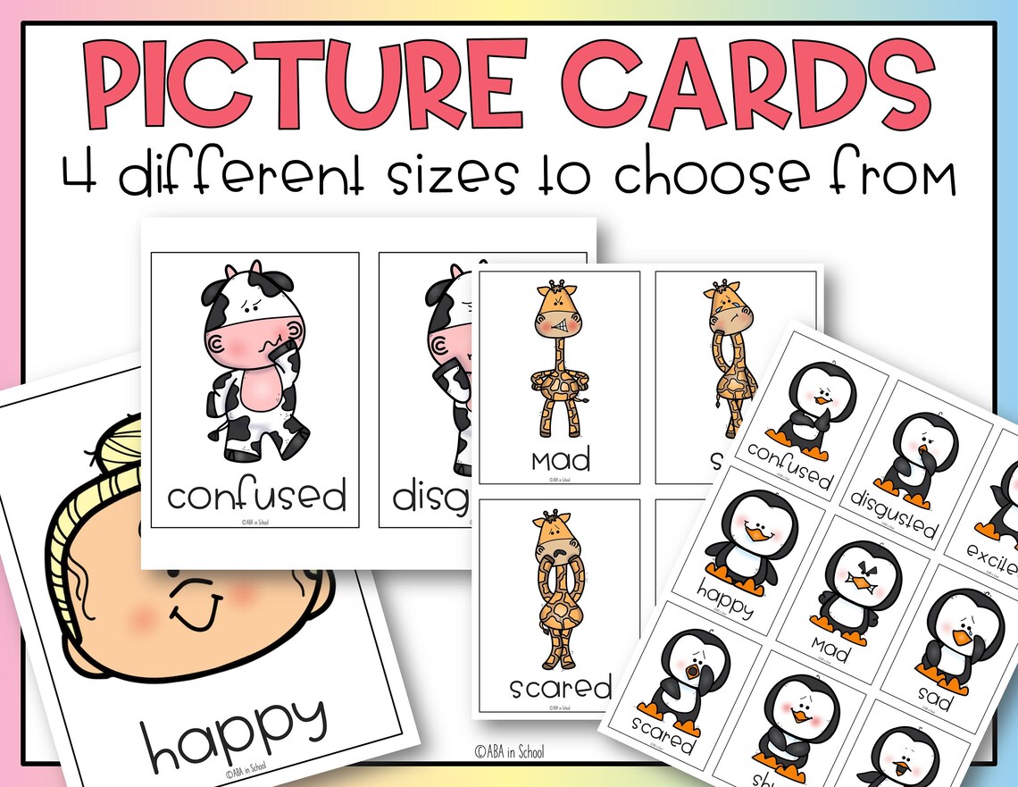 Emotions Bingo Identifying Feelings Digital and Print - Etsy