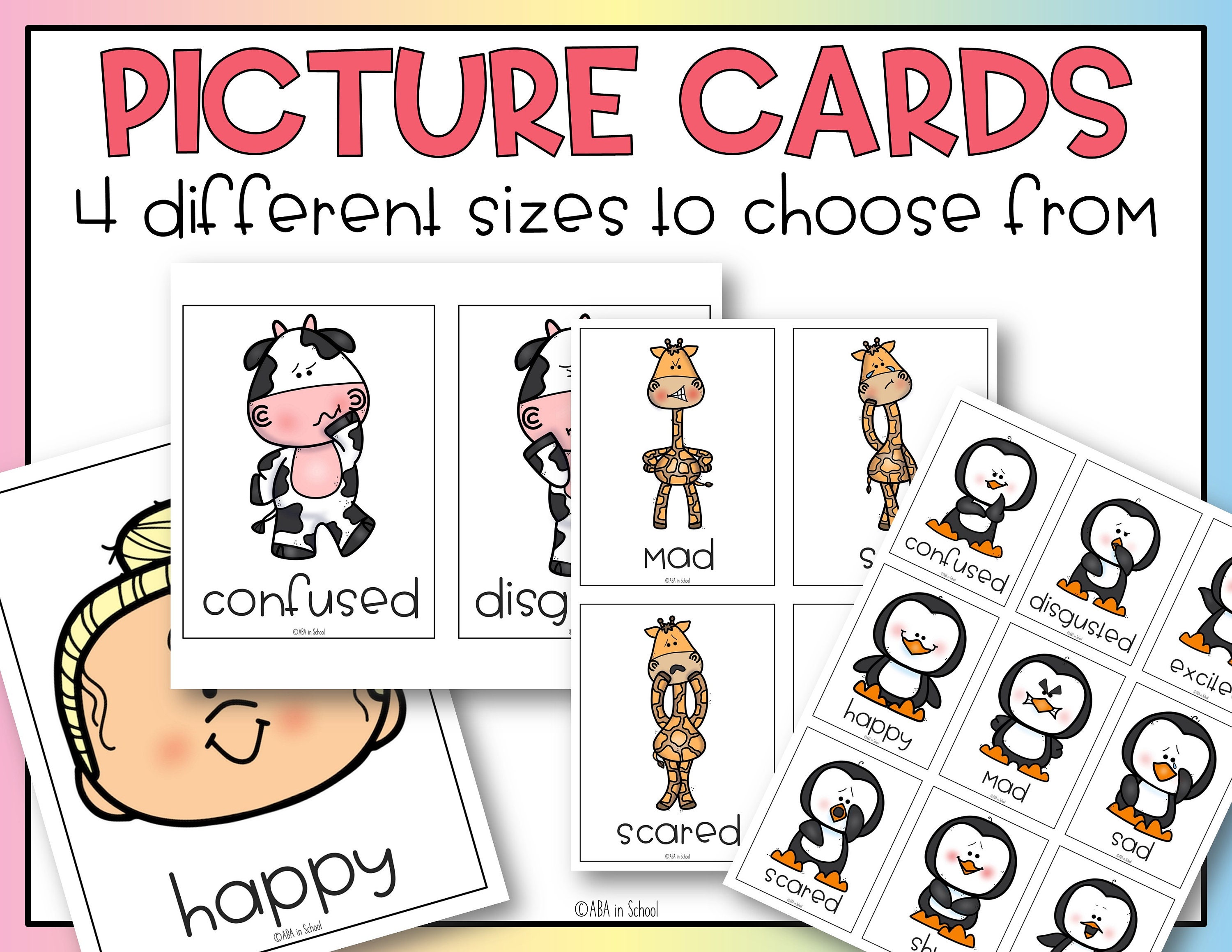 Emotions Bingo Identifying Feelings Digital and Print - Etsy