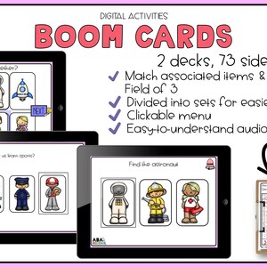 Receptive Community Helpers Activities - ABLLS Assessment Language and ...