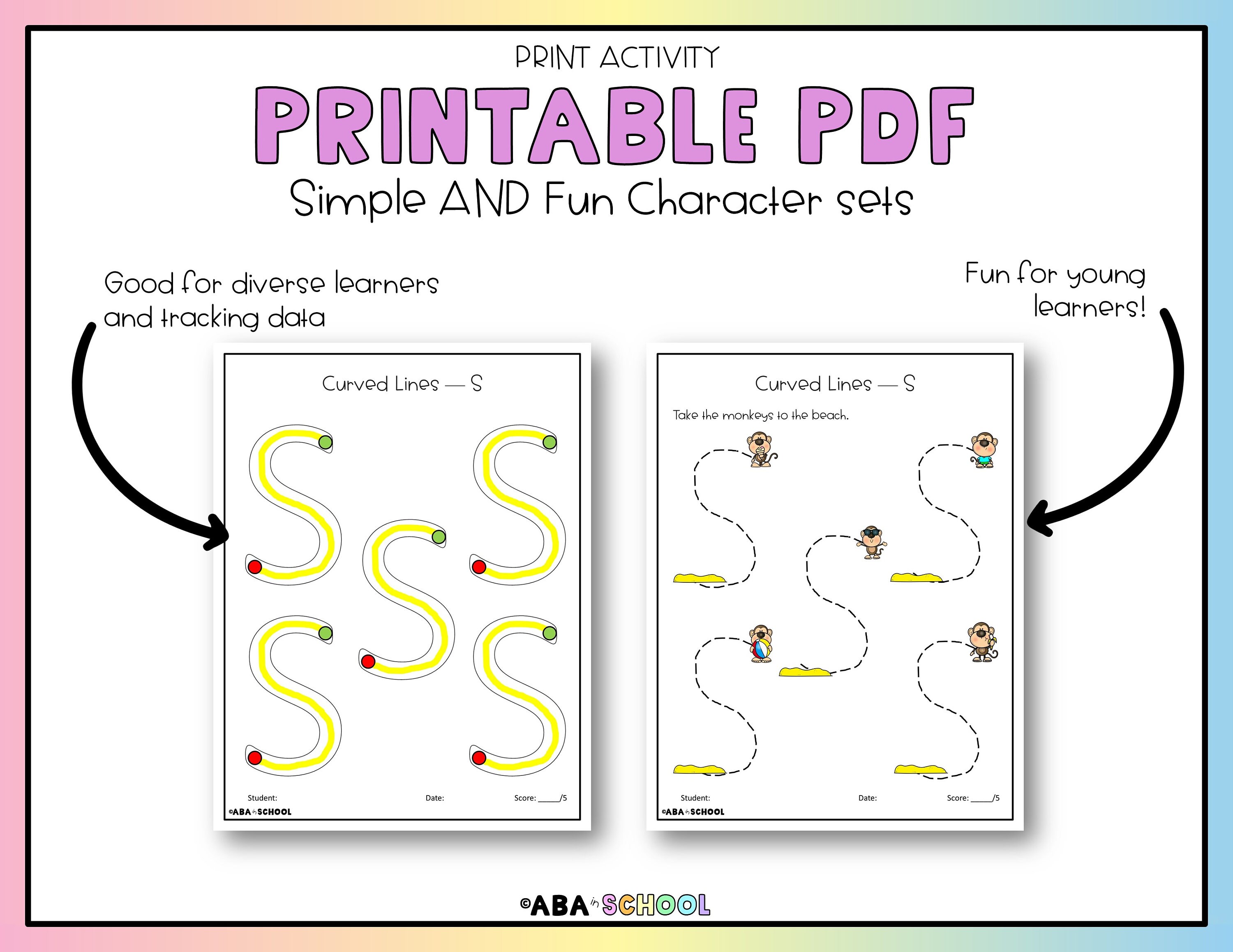 Tracing Lines and Shapes Fine Motor Skills and OT Activities BUNDLE ...