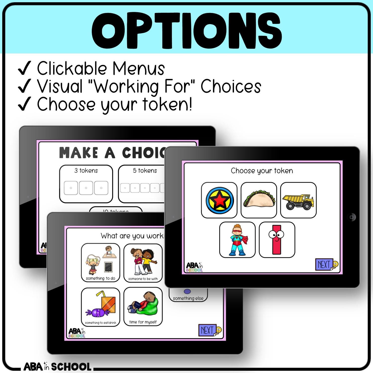 Visual Token Board Bundle: ABA Behavior Support, Autism Classroom ...