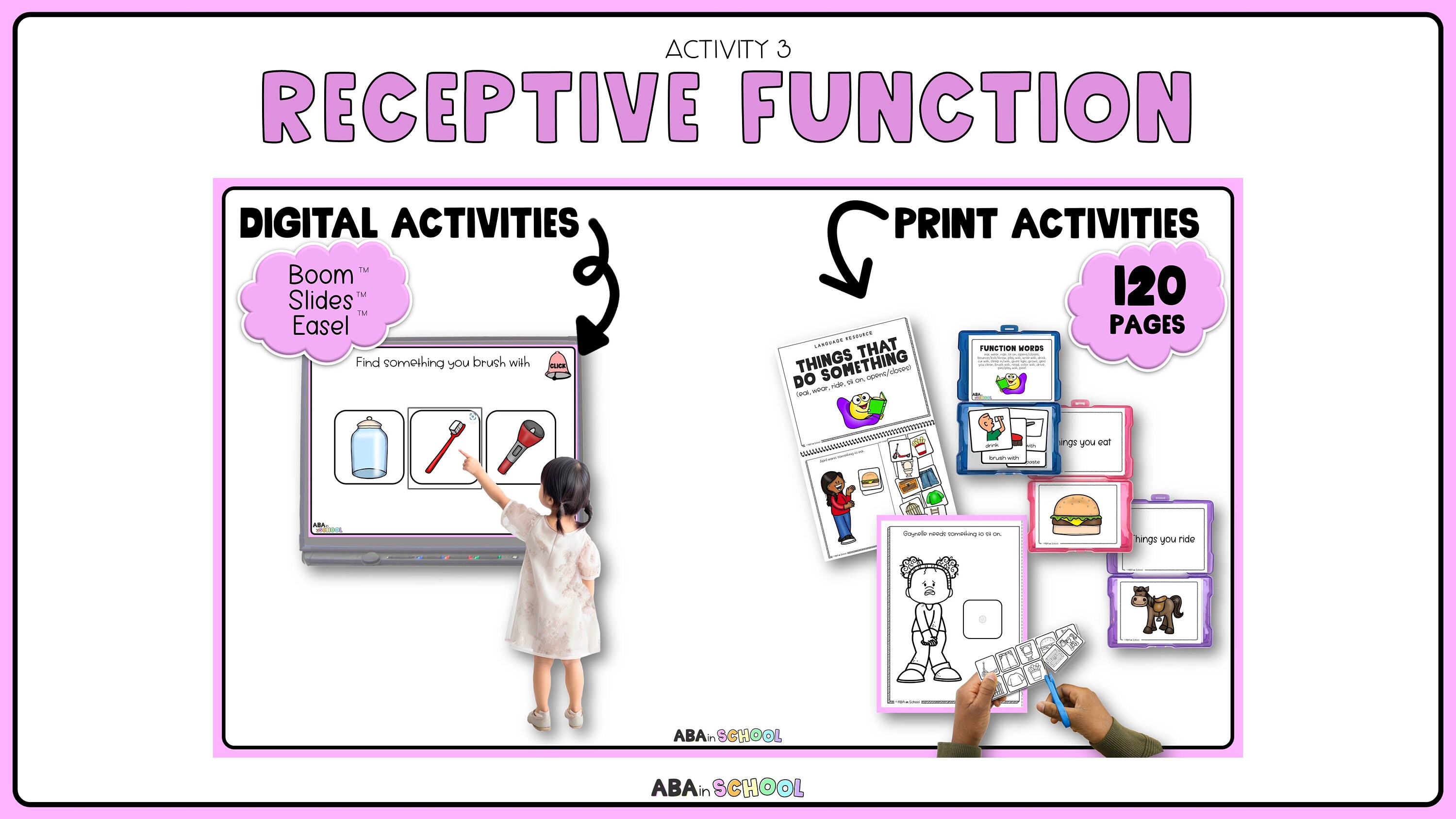 Receptive Identification Feature Function Class Activities ABLLS ...