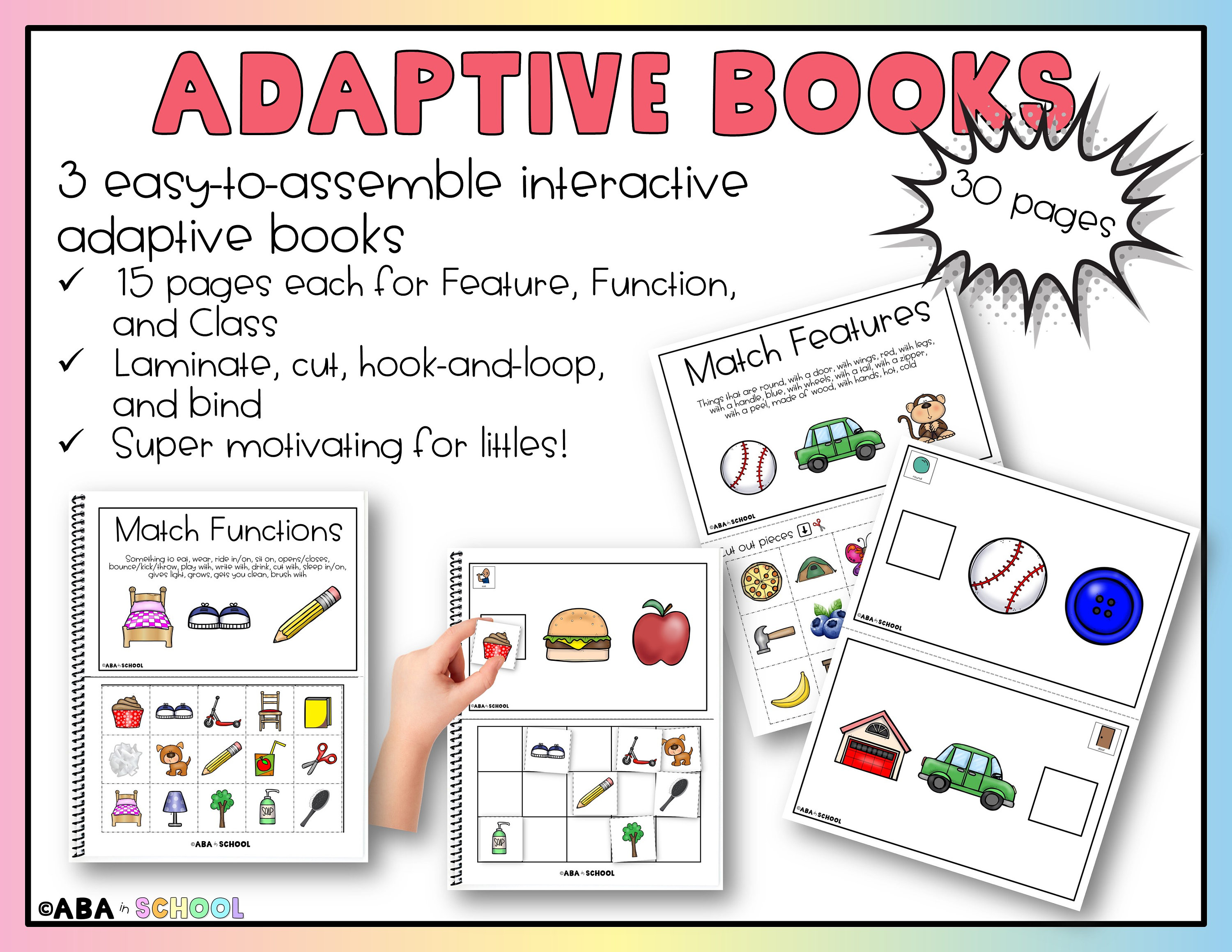 Category Sorting - Features Functions Class - Speech Therapy Activity ...
