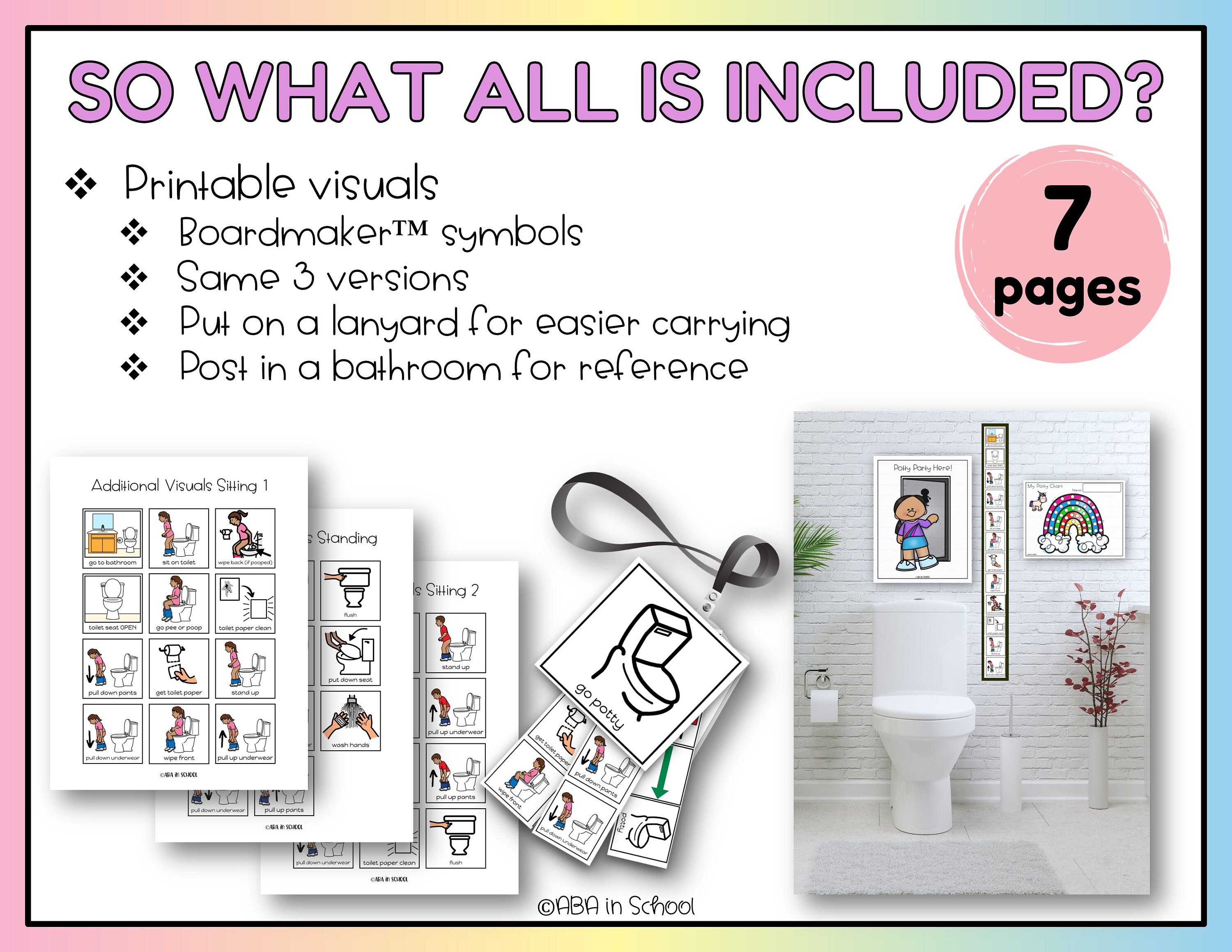 Potty Training Toolkit Adaptive IEP Goal With Data Collection Toileting ...