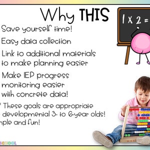 Simple Math IEP Goals and Objectives Tracking for Special Education ...