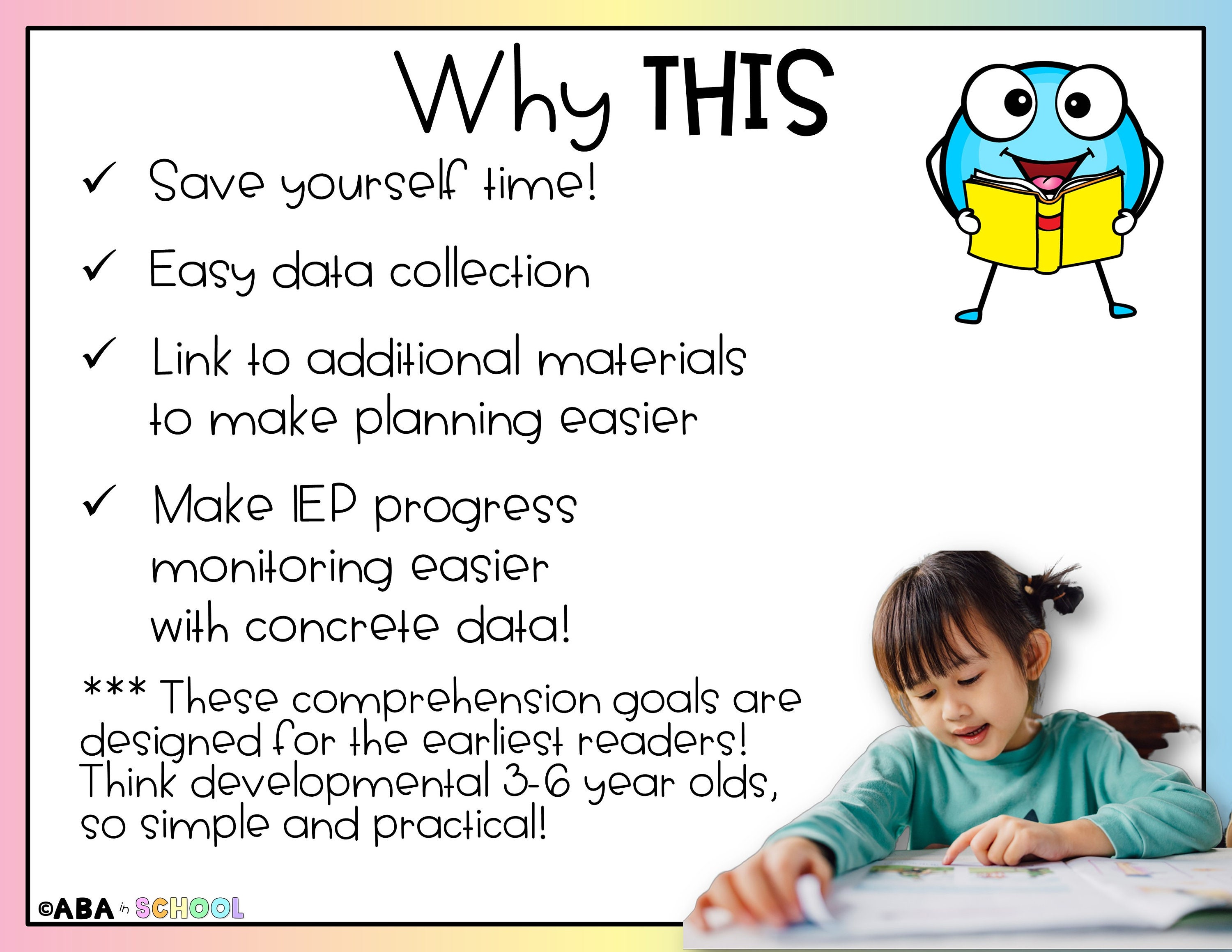 Reading Comprehension IEP Goals: Special Education & Preschool (digital ...