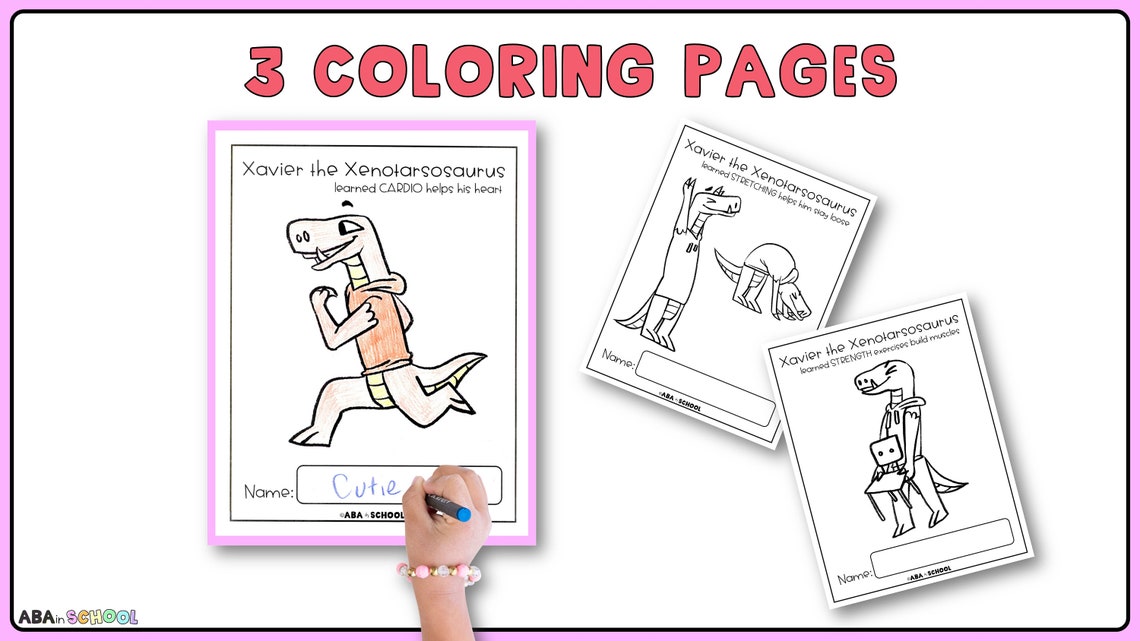 Exercise Social Story Emotional Regulation Social Stories - Etsy