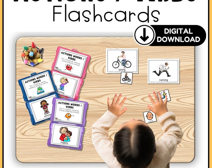 Function Cards ABA & Speech Therapy Discrete Trial Training Flash Cards ...