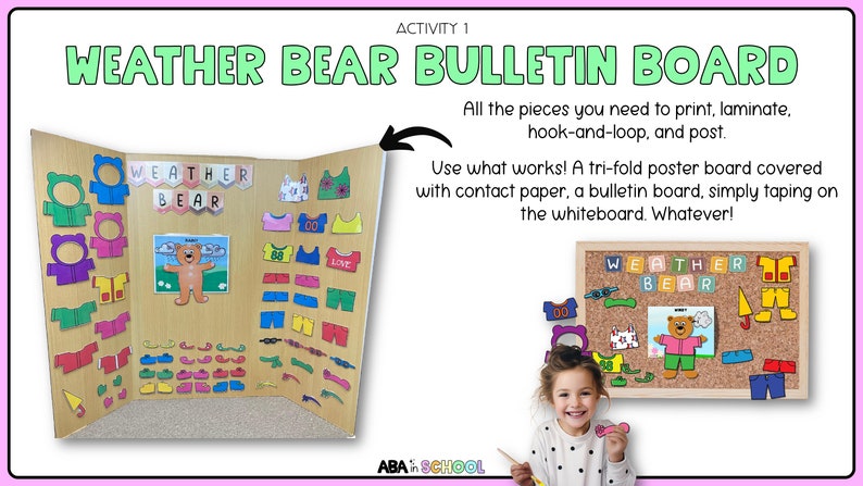 Dress the Weather Bear - Circle Time Calendar Activity Special ...