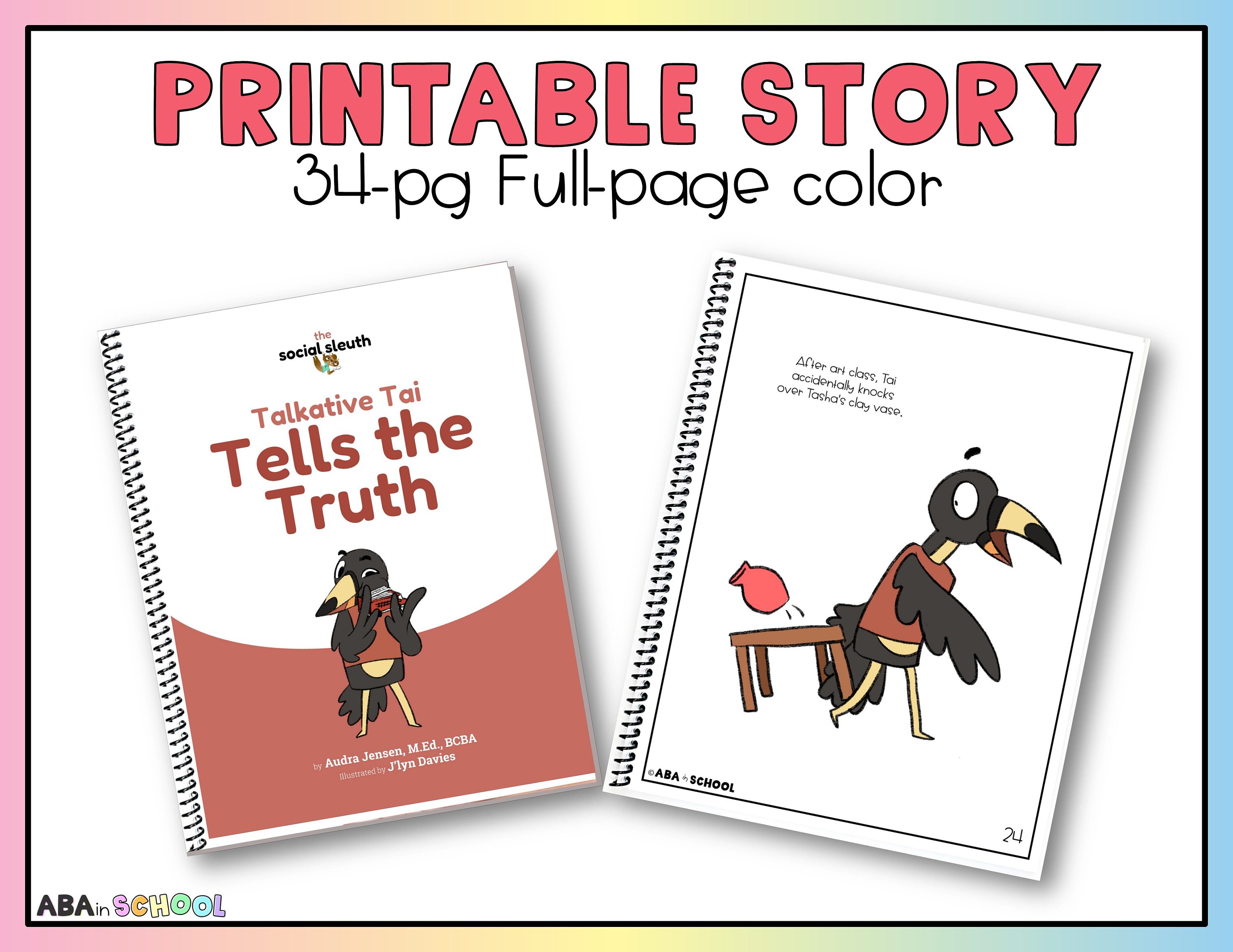 Honesty Lesson Social Story for Self-regulation Small Group Special ...