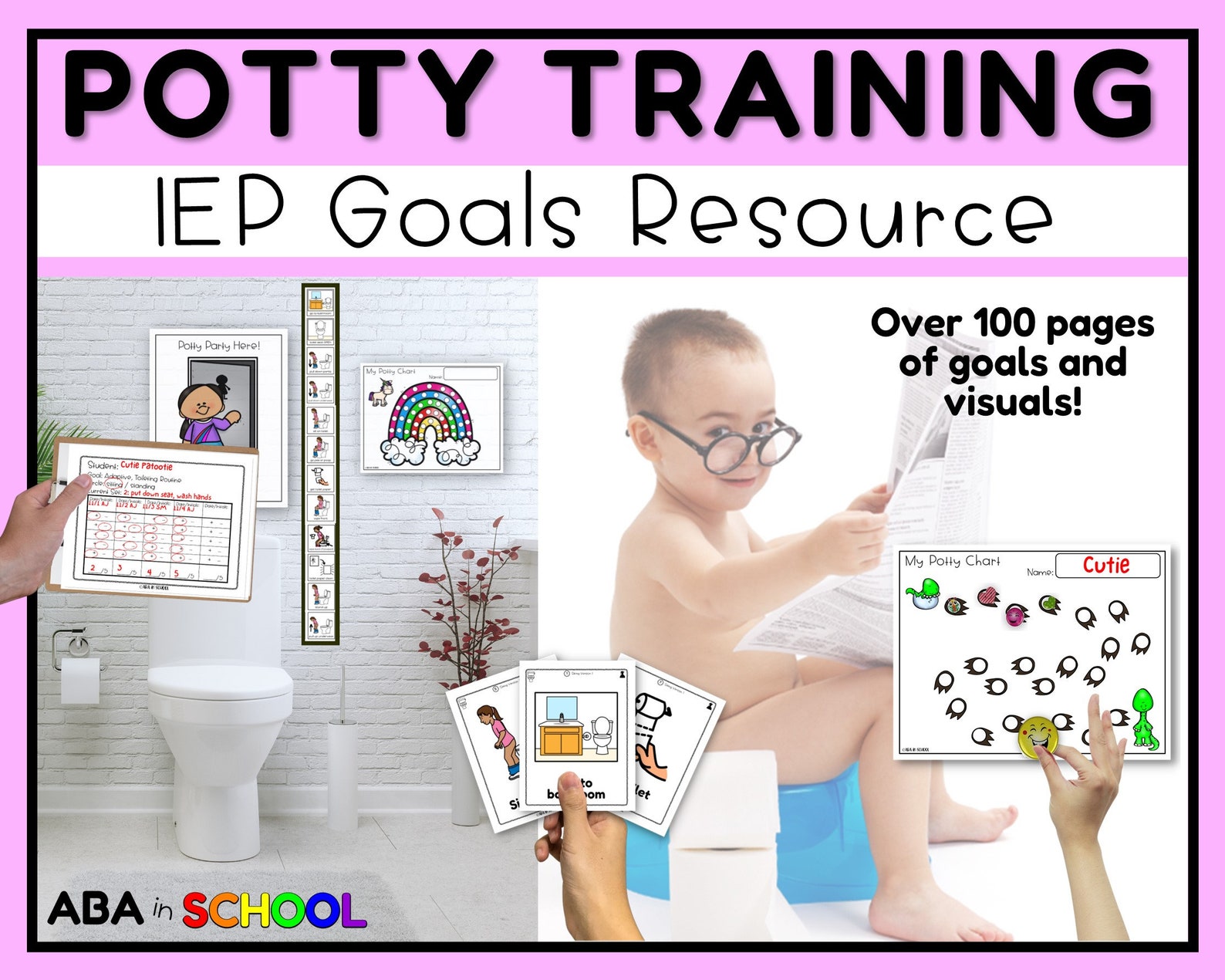 Potty Training Toolkit Adaptive IEP Goal With Data Collection - Etsy