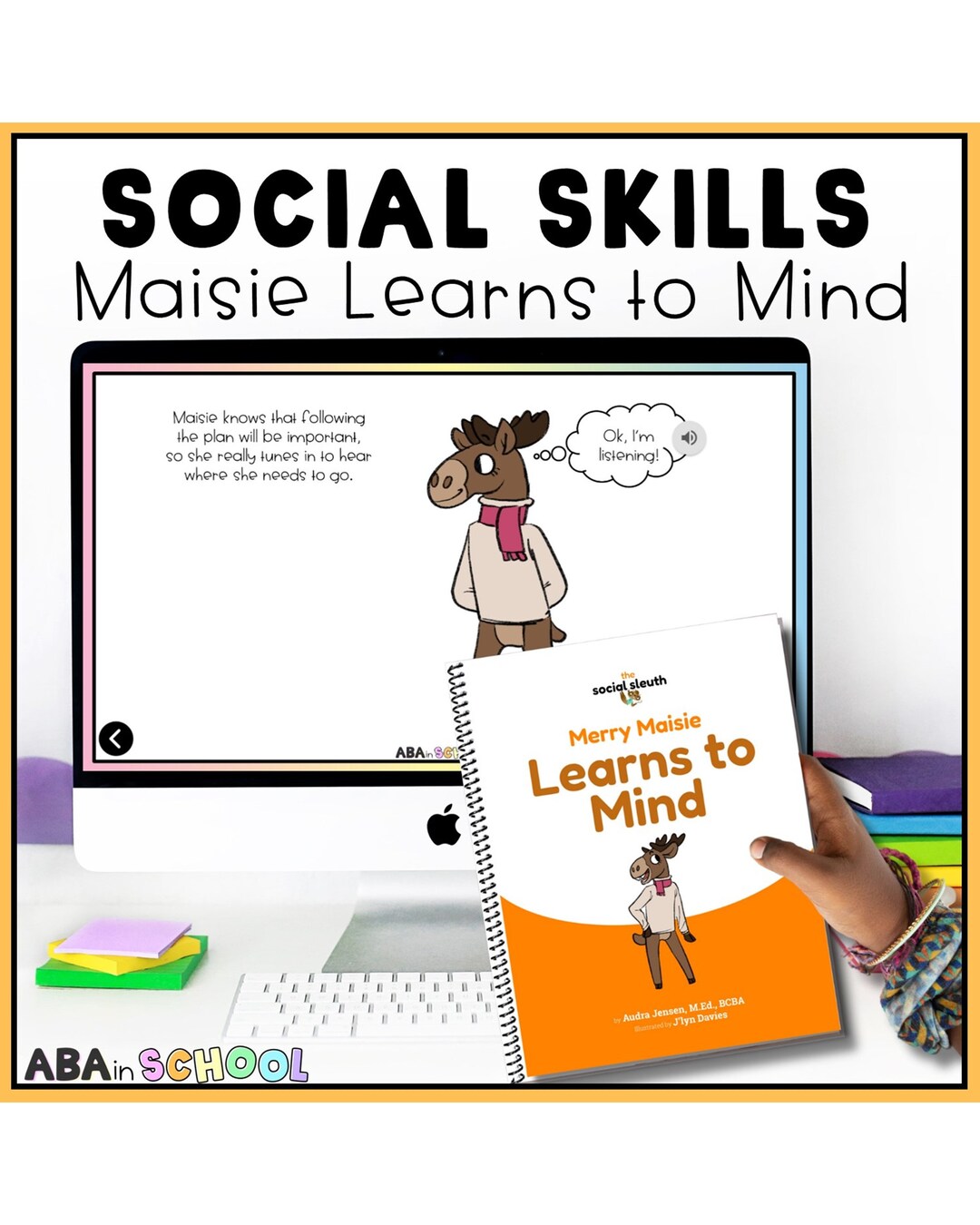 Social Story Following Directions Social Emotional Lessons Listening to ...