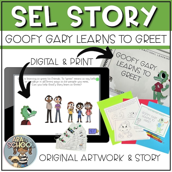 Social Emotional Learning Activity ORIGINAL Artwork and Story | Etsy