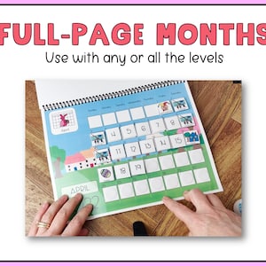 Preschool Calendar: Interactive Circle Time Activity (digital Download ...