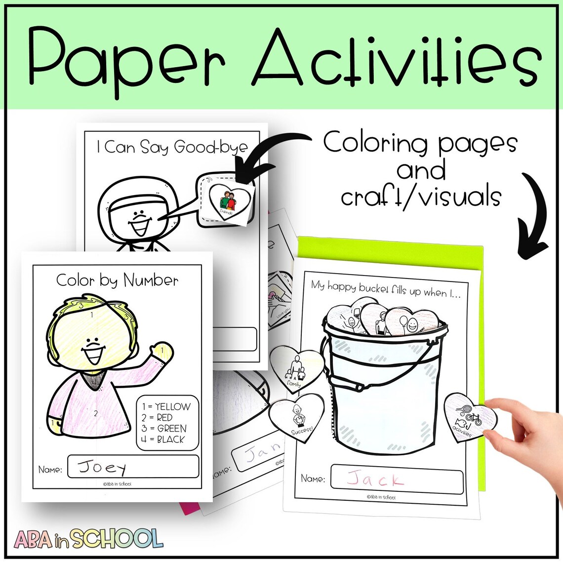 I Can Say Good-bye Preschool Social Skills Story and Activity Greetings ...