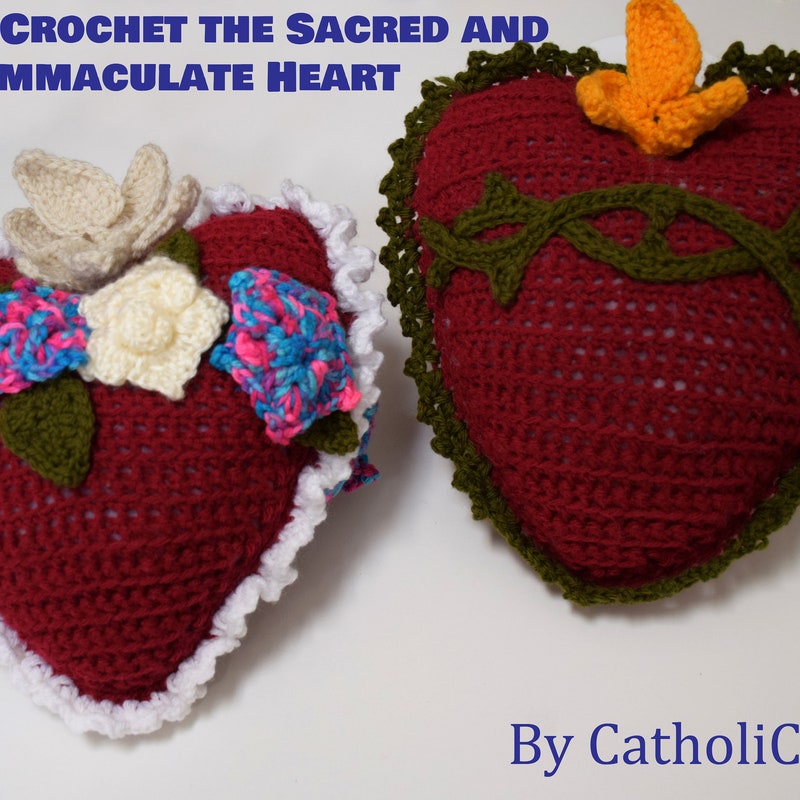 Sacred Heart Pattern - Etsy
