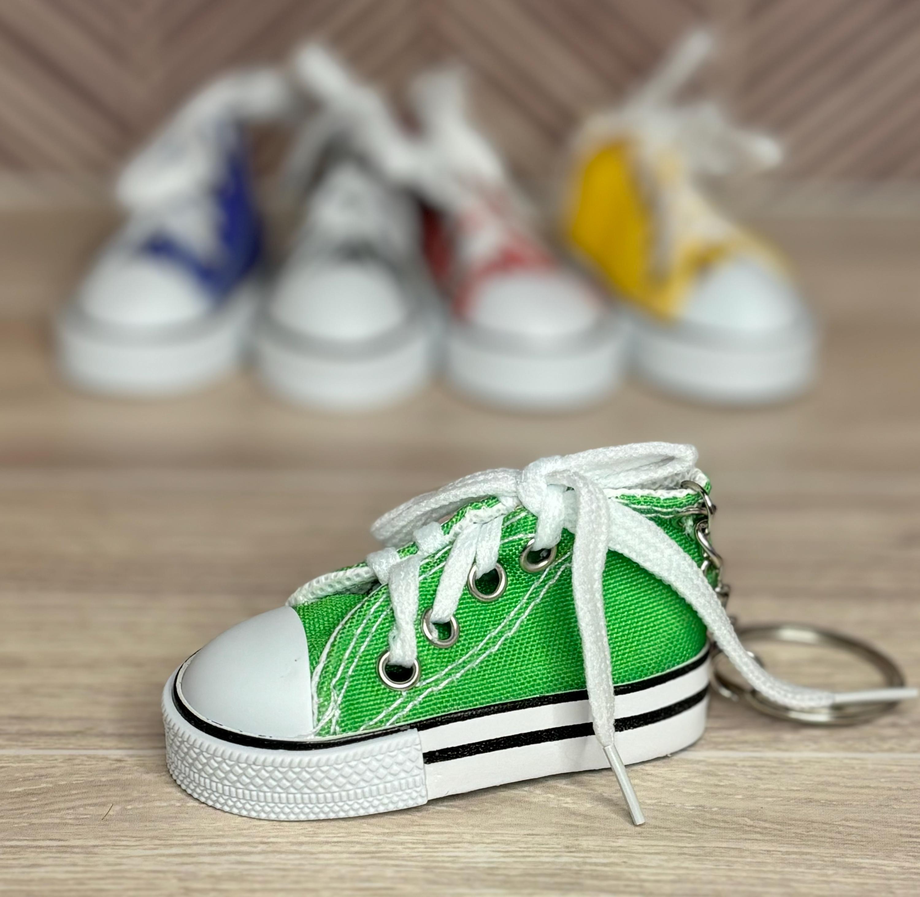 Tiny Sneaker Keychain Shoe Chucks Tennis Shoes Shoe Sneaks Key Chain ...
