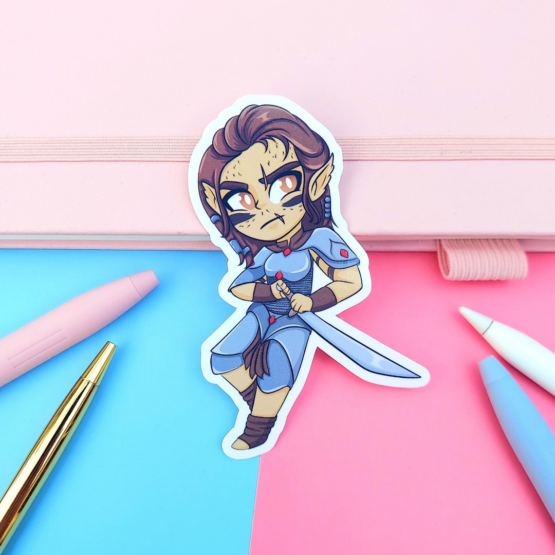 Lae'zel Vinyl Sticker Baldur's Gate 3 Sticker for - Etsy