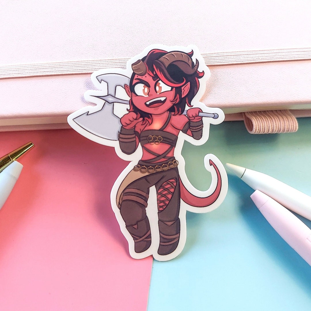 Karlach Vinyl Sticker Baldur's Gate 3 Sticker for - Etsy
