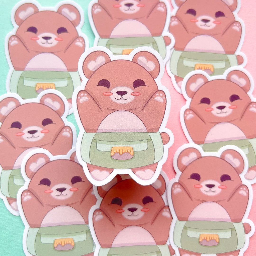 Honey Bear Bakery Sticker Cute Sticker for Laptop, Journal, Water ...