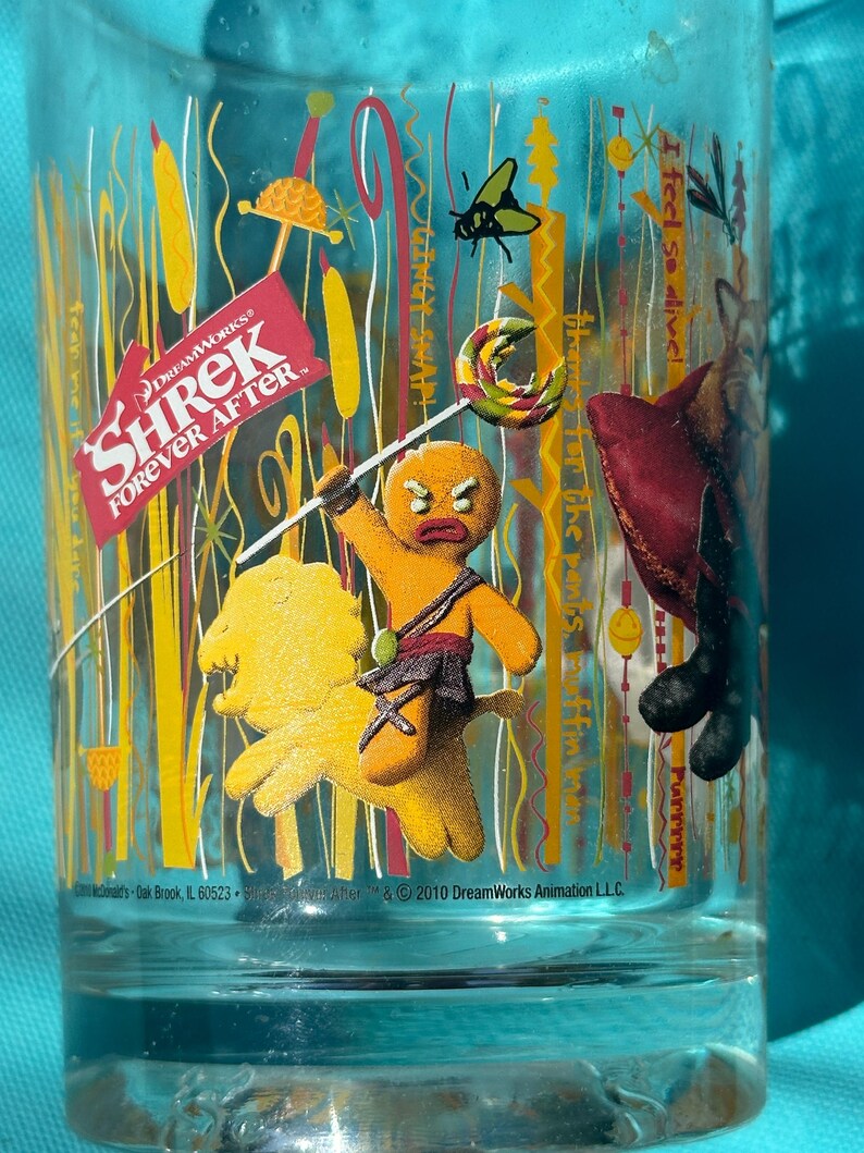 Shrek Themed Water Glasses, Set of 2 - Etsy