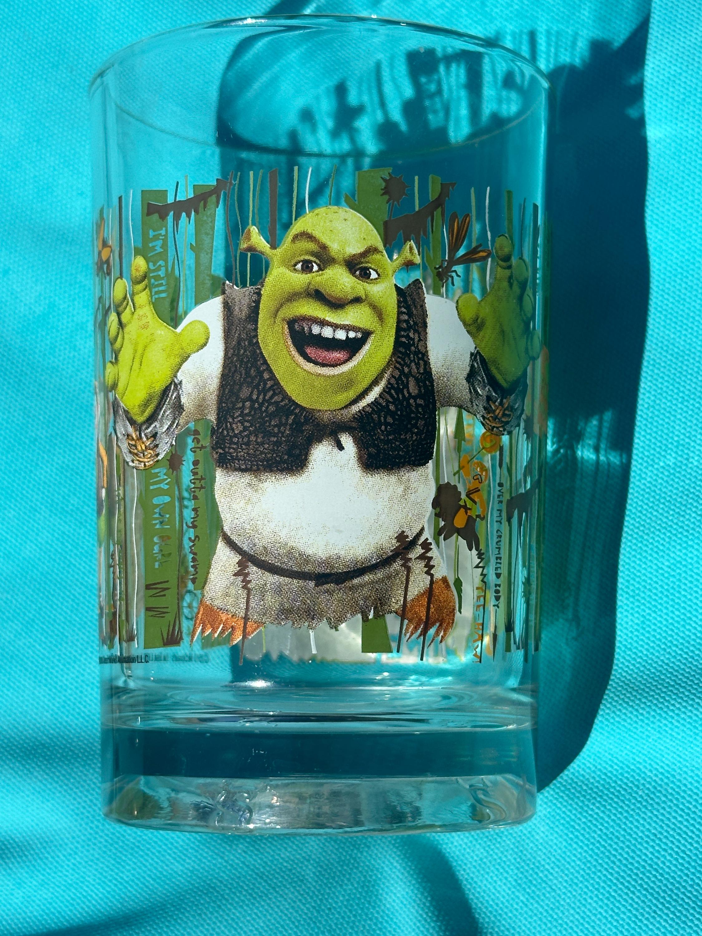 Shrek Themed Water Glasses, Set of 2 - Etsy