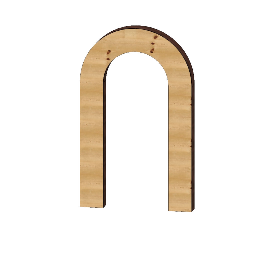 3D Single Layer Arch PLANS With Measurements - DIGITAL DOWNLOAD (these ...