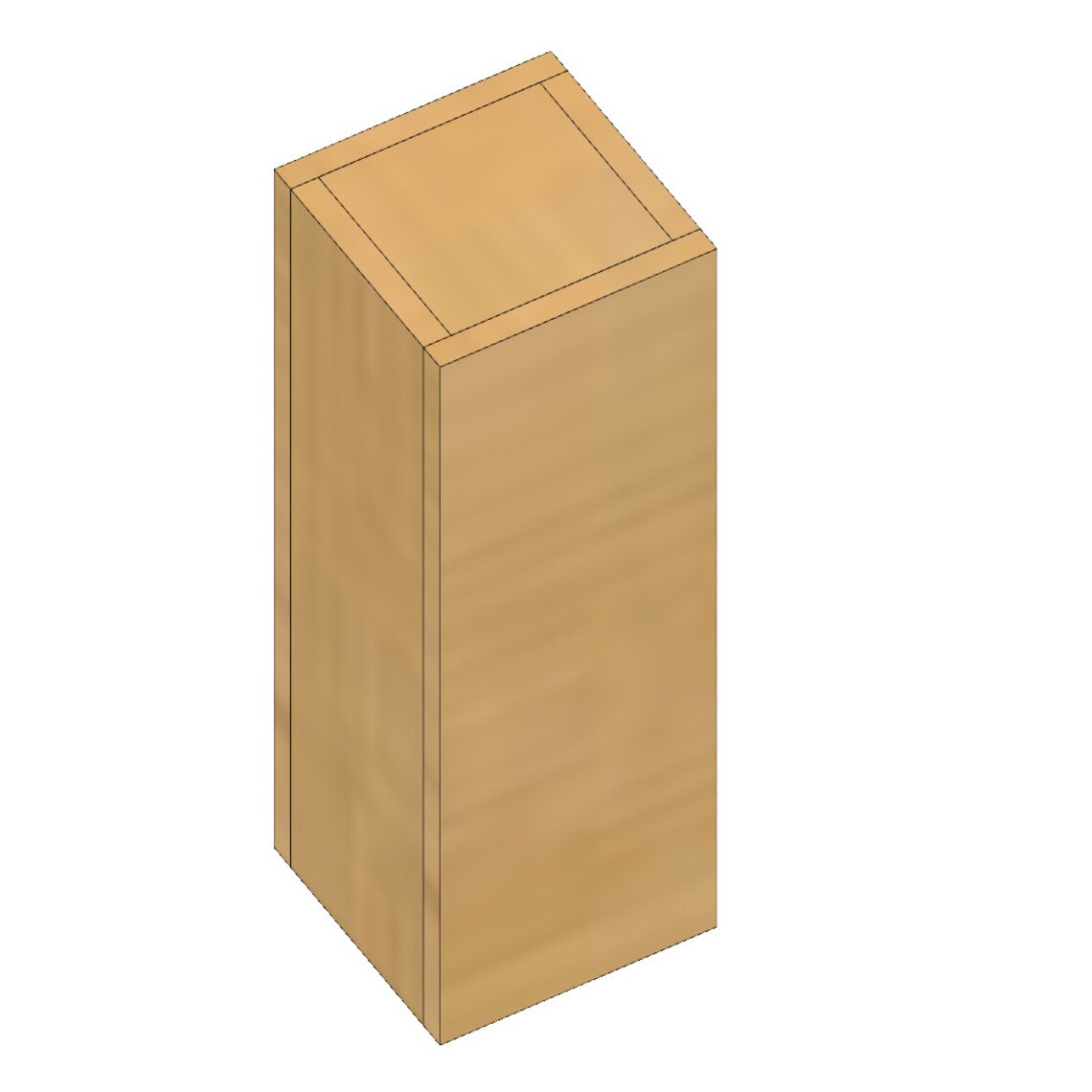 Skinny Plinth/ Square Pedestal PLANS With Measurements - DIGITAL ...