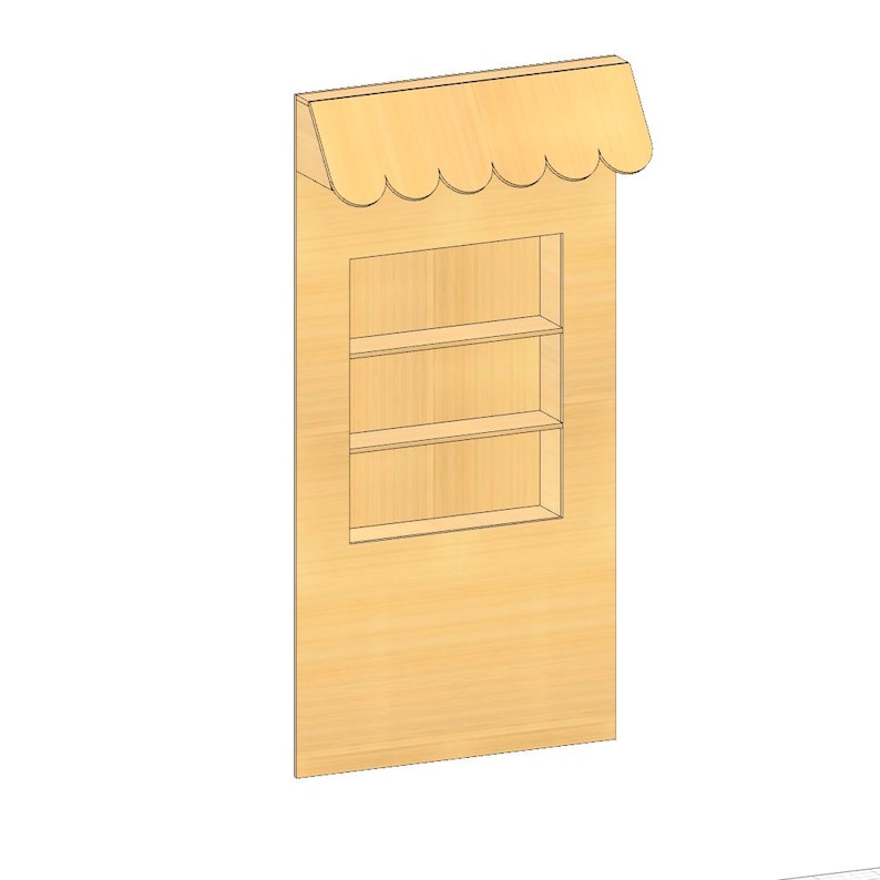 Treat Wall With Roof Backdrop PLANS - DIGITAL DOWNLOAD (these Are 0nly ...