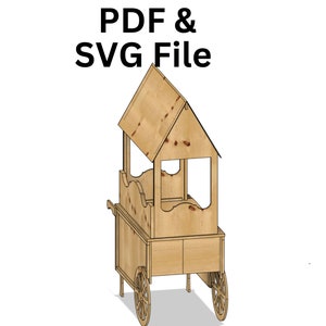 CNC Laser Candy Cart File (foldable) - Digital Download (this is Only a ...