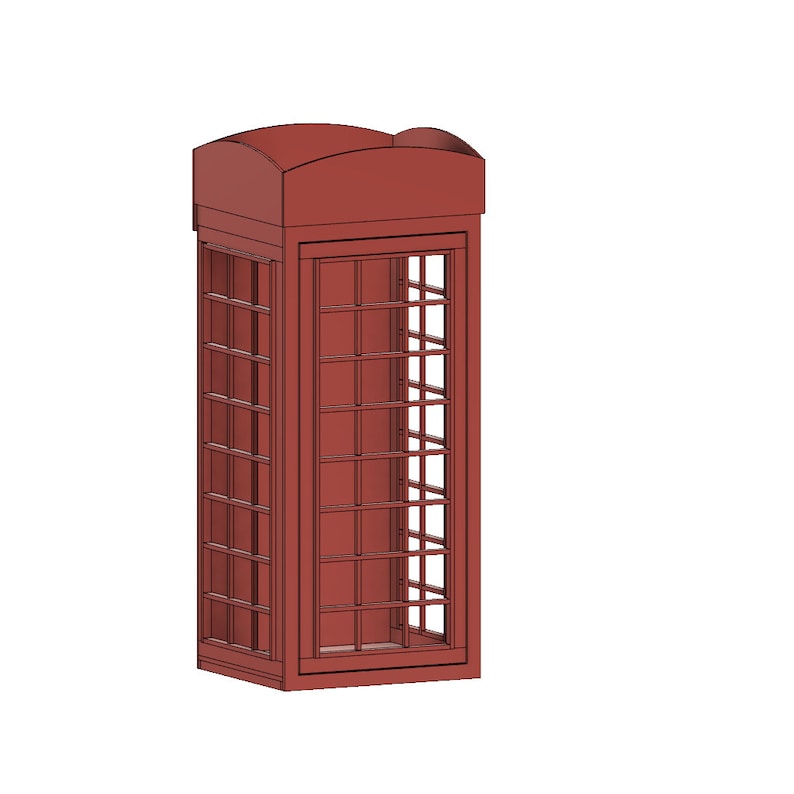 Telephone Booth Backdrop PLANS With Measurements- DIGITAL DOWNLOAD ...