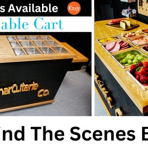Charcuterie Cart /coffee Cart Style (foldable) PLANS With Measurements ...