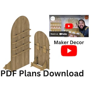 Treat Wall PLANS With Measurements- DIGITAL DOWNLOAD (these Are Only ...