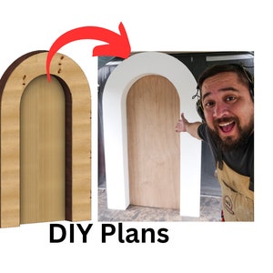 3D Single Layer Arch PLANS With Measurements - DIGITAL DOWNLOAD (these ...