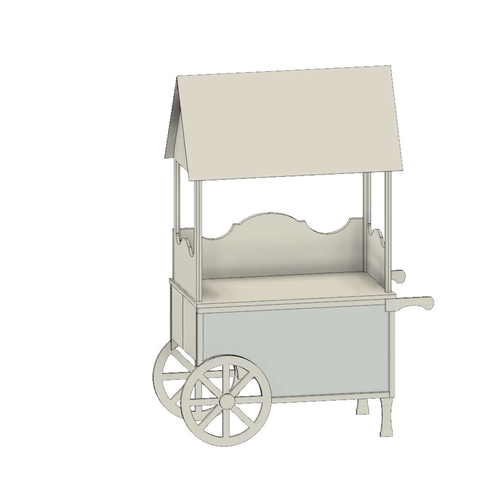 Candy Cart Traditional Style foldable PLANS With - Etsy