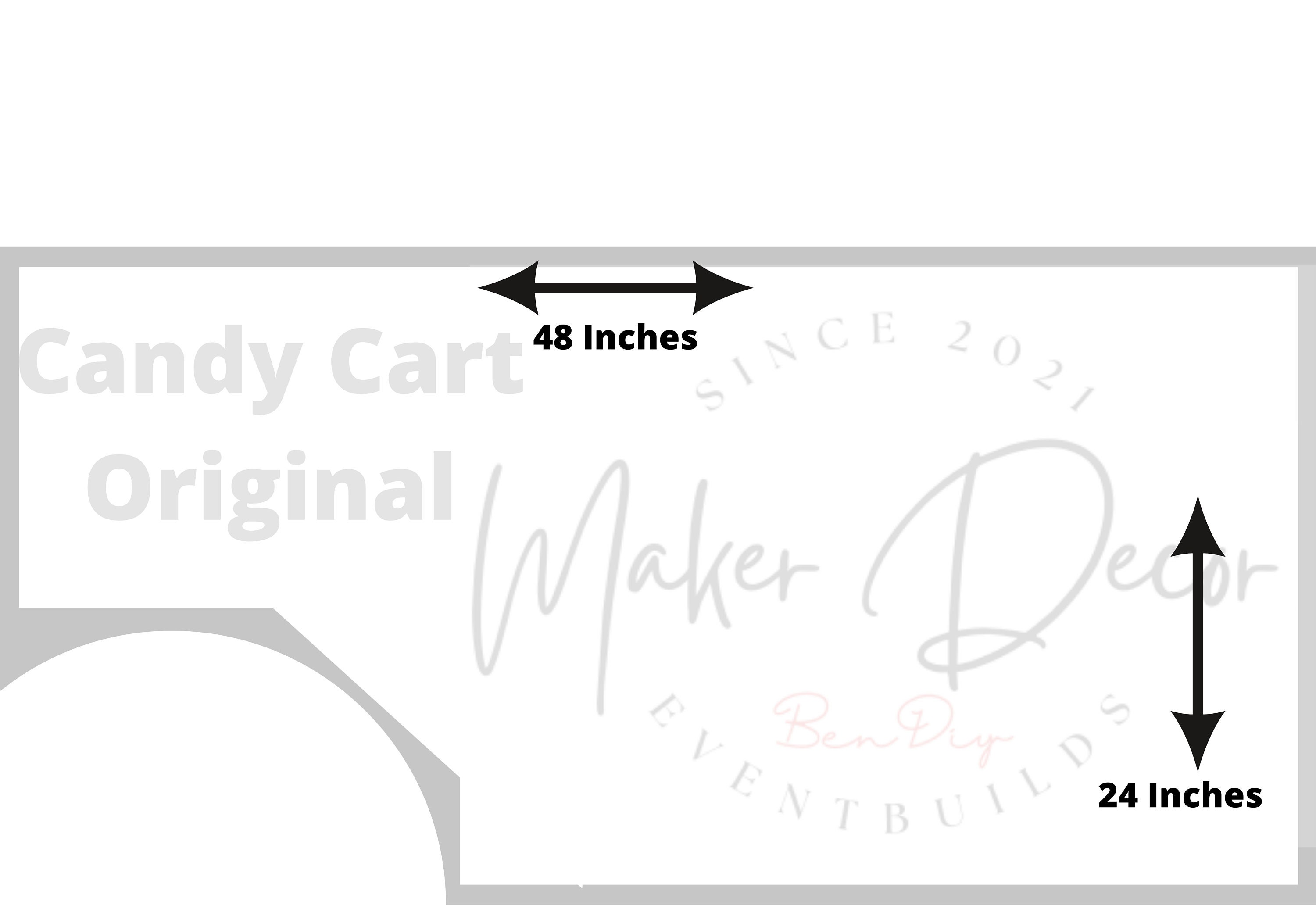 Candy Cart Traditional Style foldable PLANS With - Etsy Canada