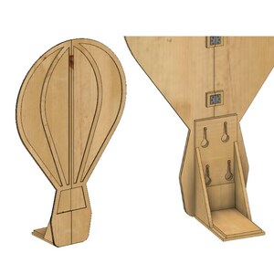 Moon & Hot Air Balloon PLANS With Measurements With Stencils- DIGITAL ...