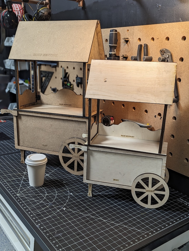 CNC Laser Candy Cart File (foldable) - Digital Download (this is Only a ...