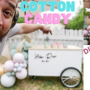 Candy Cart Trolley Style PLANS With Measurements - DIGITAL DOWNLOAD ...