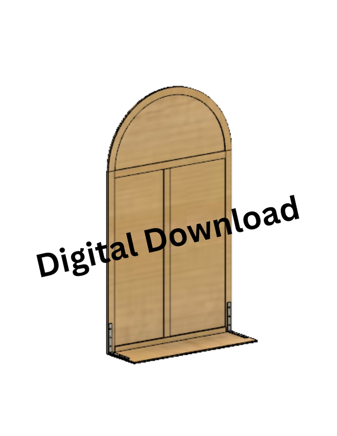 Round Top Backdrop PLANS With Measurements- DIGITAL DOWNLOAD (these Are ...