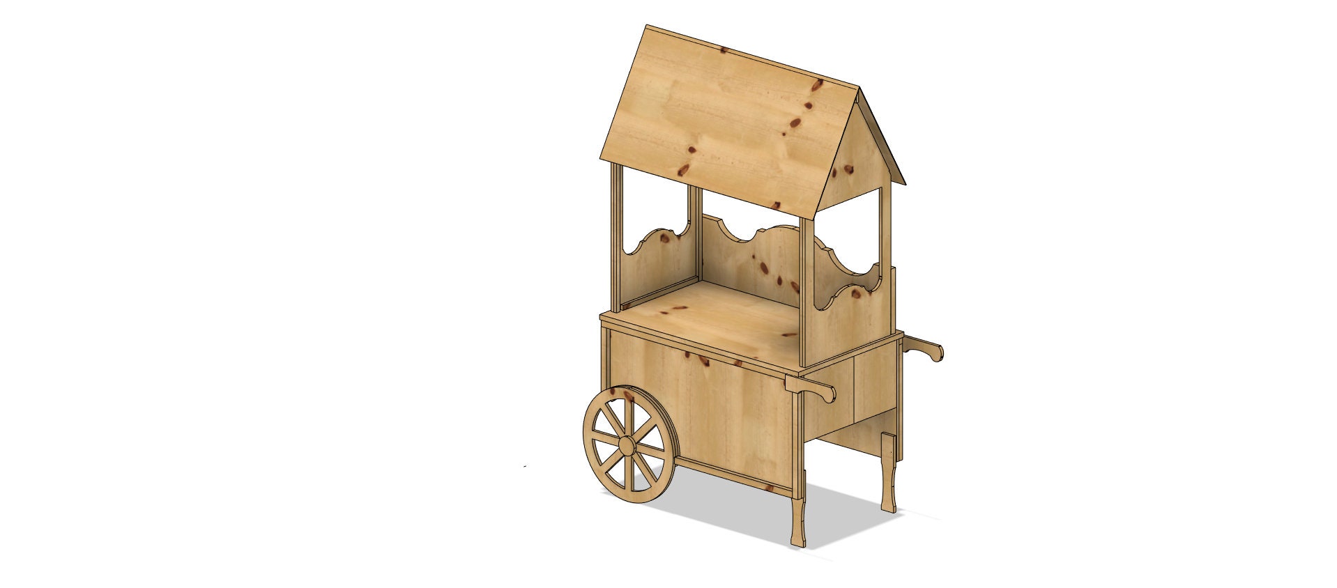 CNC Laser Candy Cart File (foldable) - Digital Download (this is Only a ...