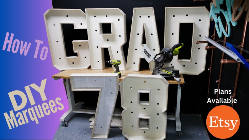 Marquee (cross) Full Measurement Plans 4 Ft Tall - Etsy